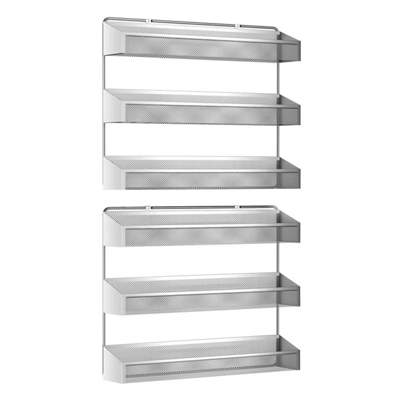 Kitchen | 2 Pack Spice Rack Organizer 3 Tier Countertop Stand Or Wall ...